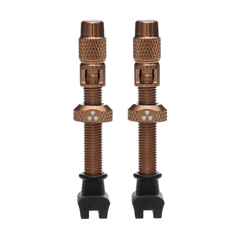 Nukeproof Universal Presta 45mm Tubeless Valve Pair in Copper